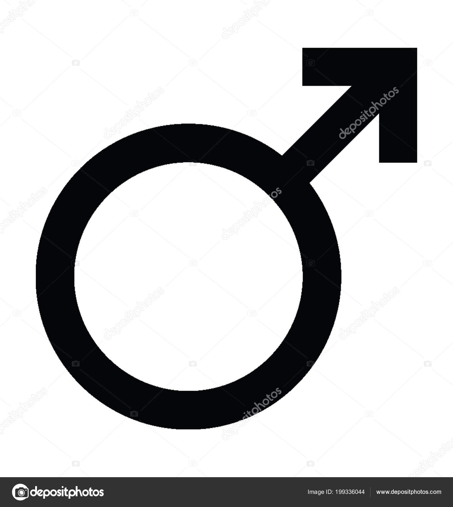 Male Gender Flat Vector Icon Stock Vector Image by ©creativestall ...