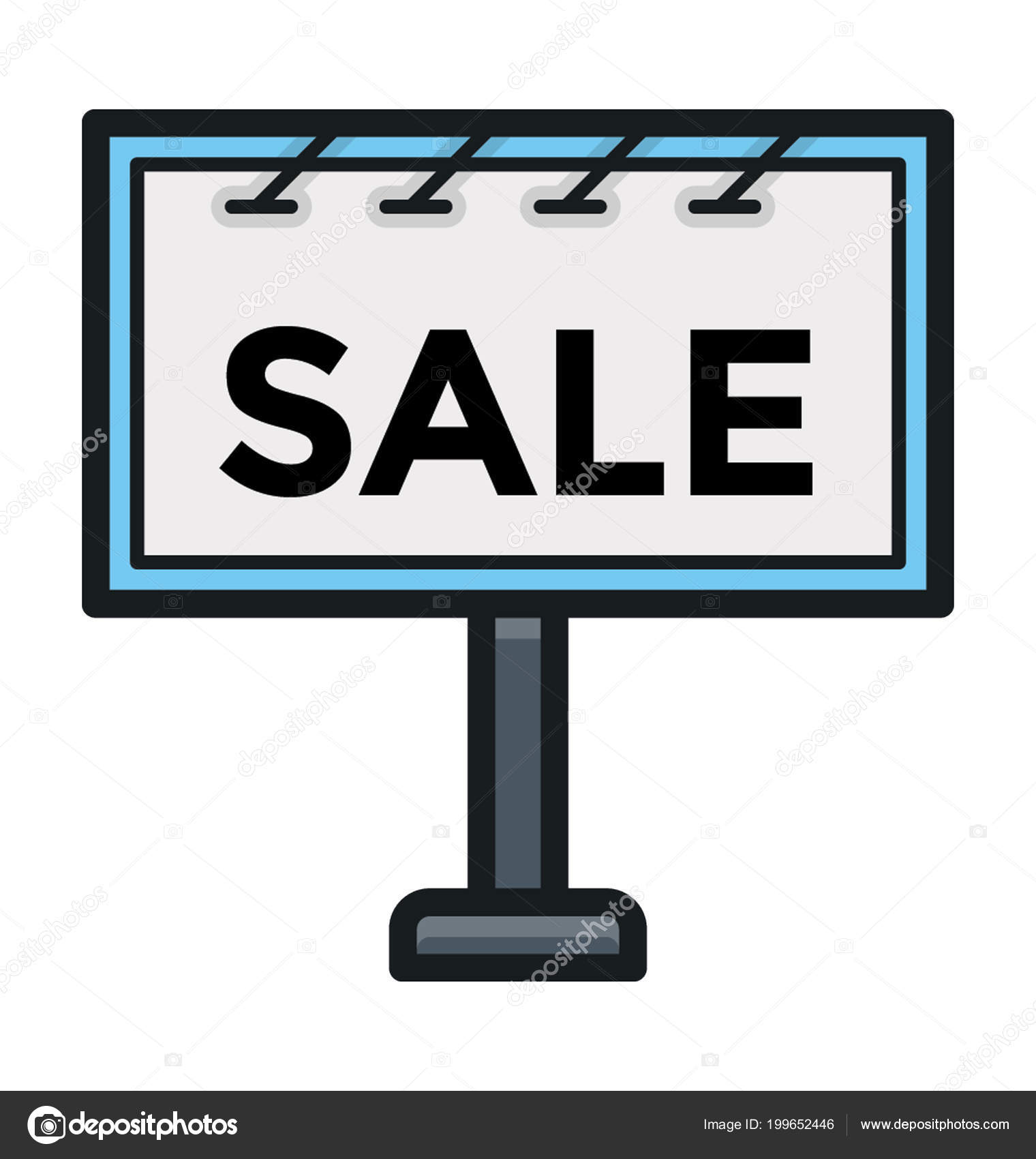 Sale Billboard Flat Vector Icon Stock Vector Image by ©creativestall ...