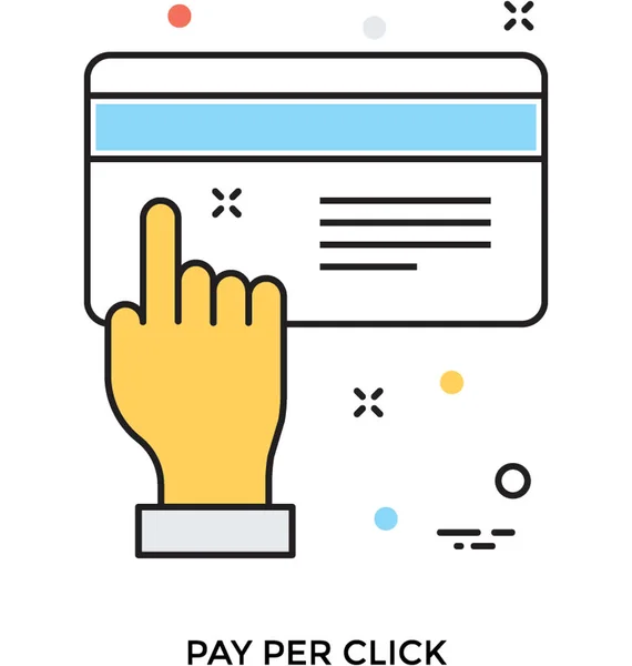 100,000 Concepto de pago por clic Vector Images | Depositphotos