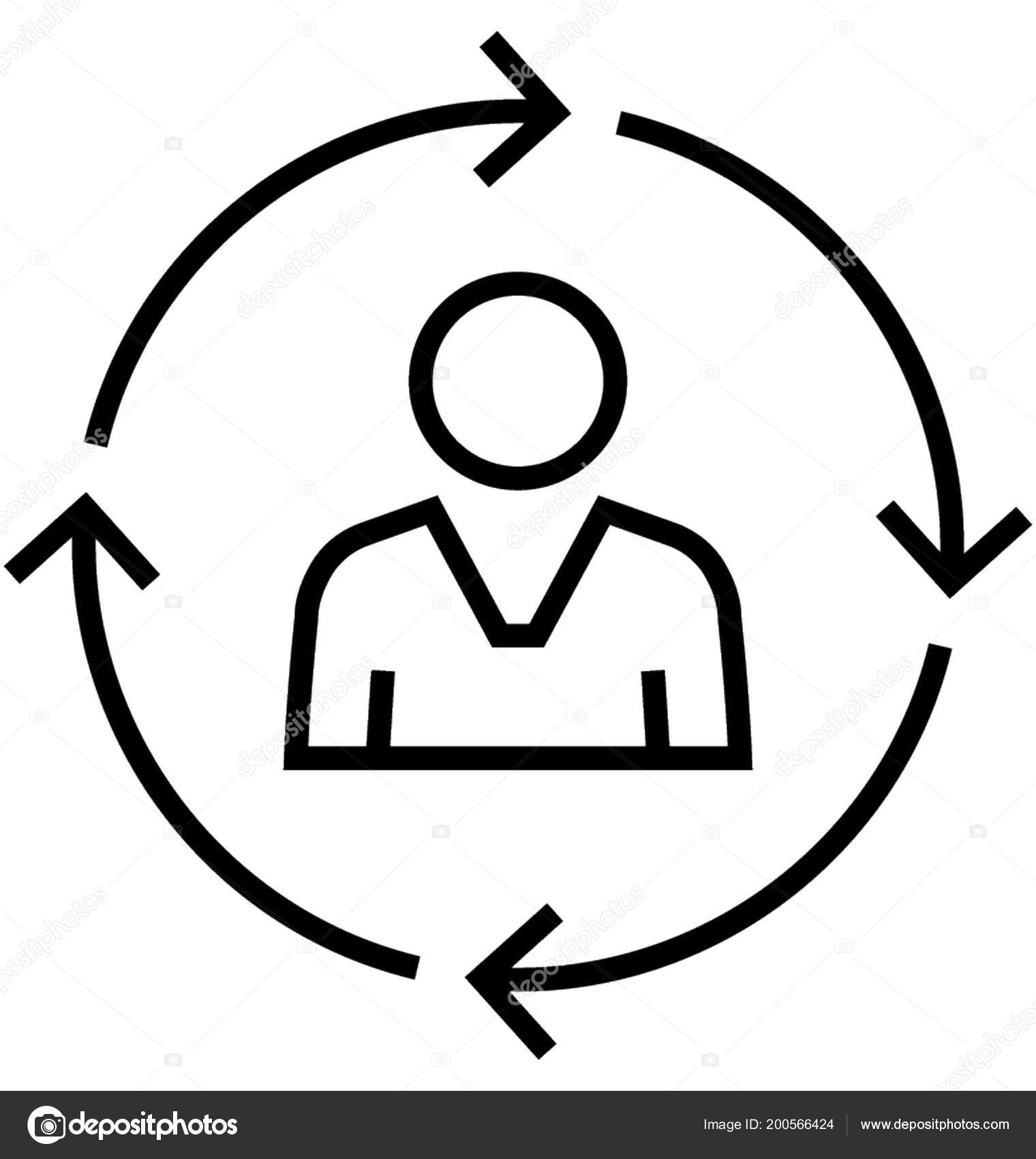 Personalization Line Vector Icon Stock Vector by ©creativestall 200566424 Personalization Line Vector Icon Stock Vector by ©creativestall 200566424