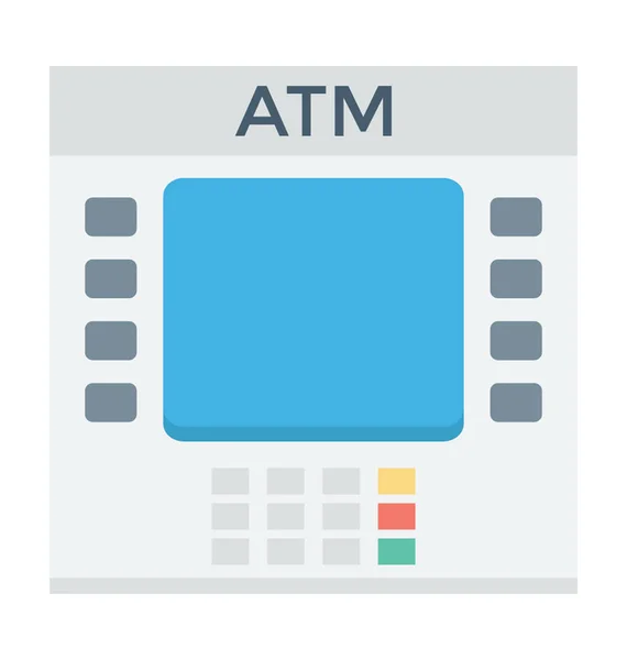 ATM Machine Vector Icon Stock Vector by ©creativestall 172726902