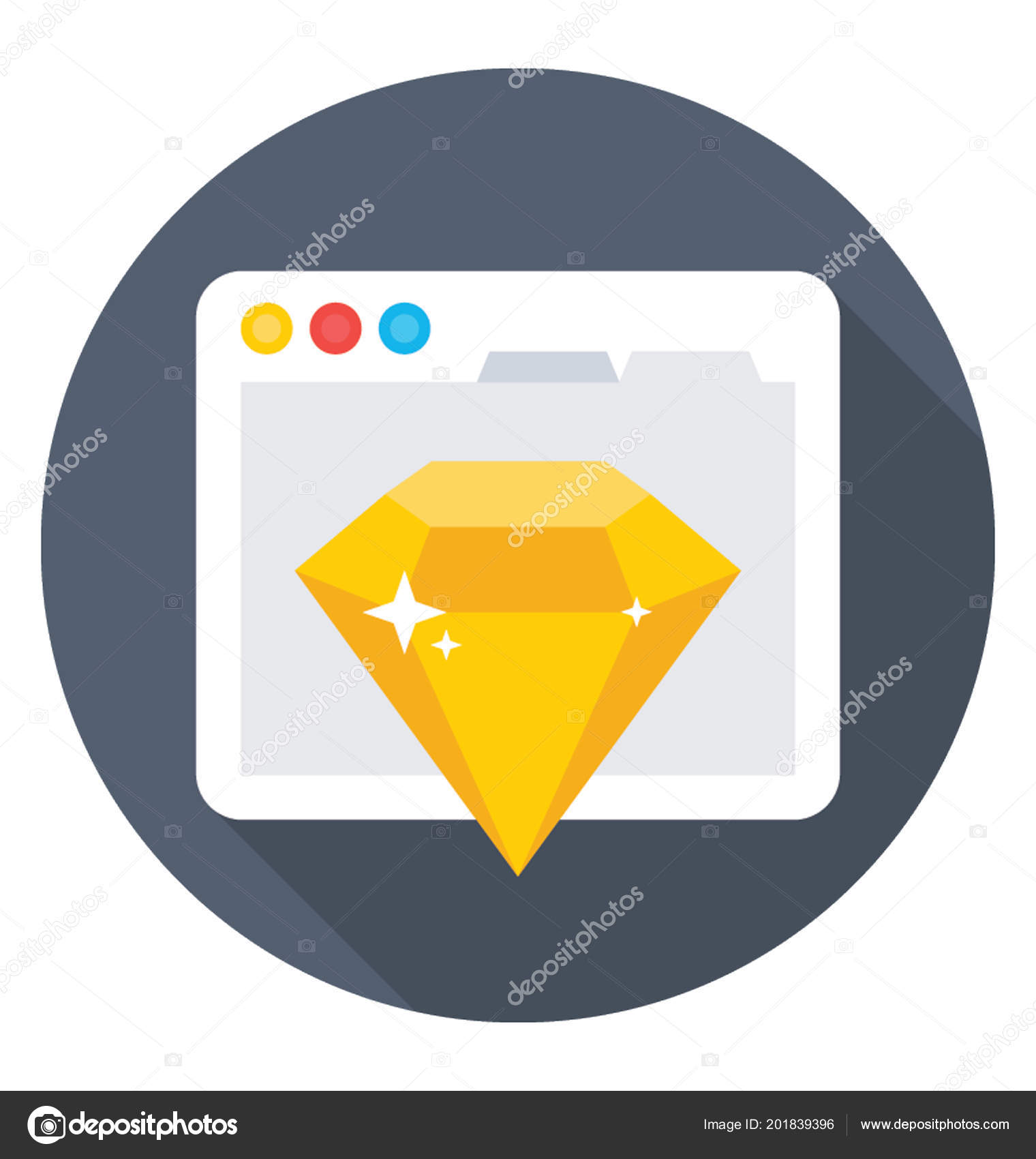 Premium Colored Vector Icon Stock Vector by ©creativestall 201839396