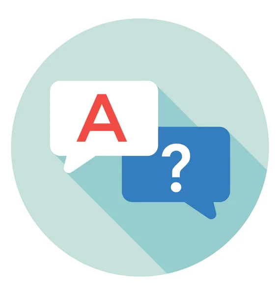 Faq Flat Vector Icon Stock Vector by ©creativestall 178710434