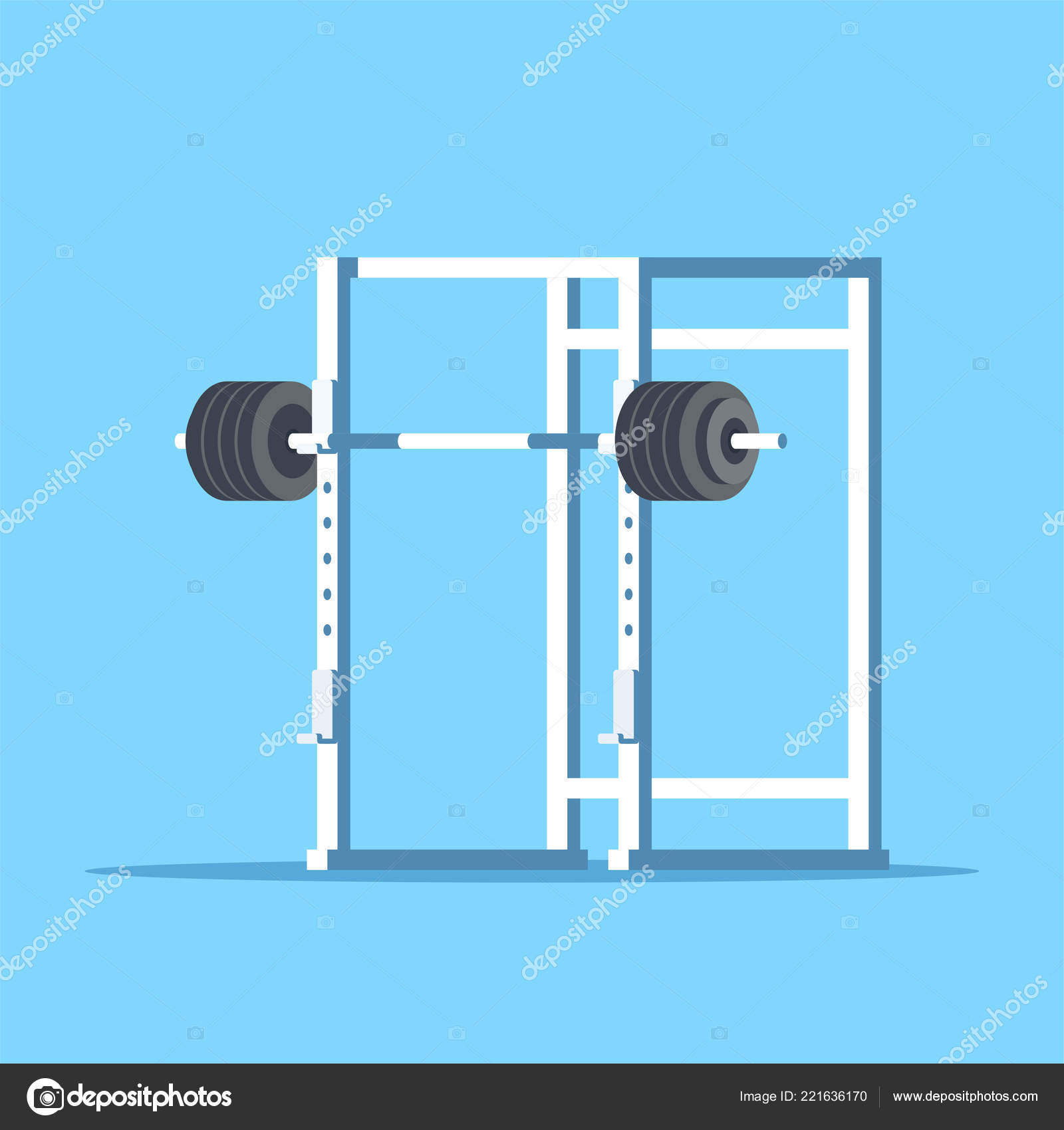Picture of squat rack Stock Vector Image by ©Den.the.Grate@gmail.com ...