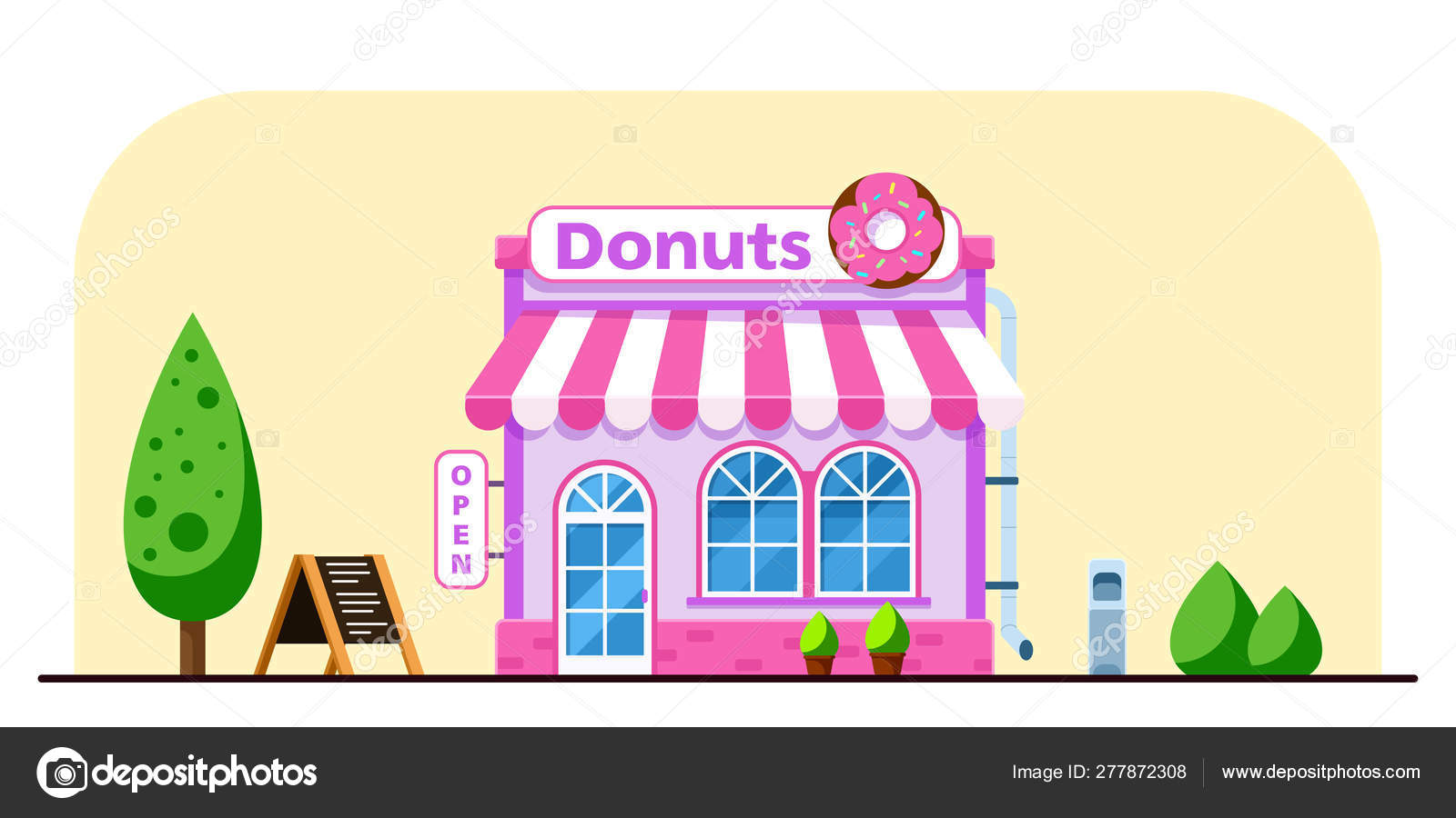 Donut Shop Clip Art