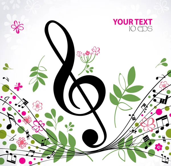 Music Spring Bright Musical Background ⬇ Vector Image by © 1nana1 ...