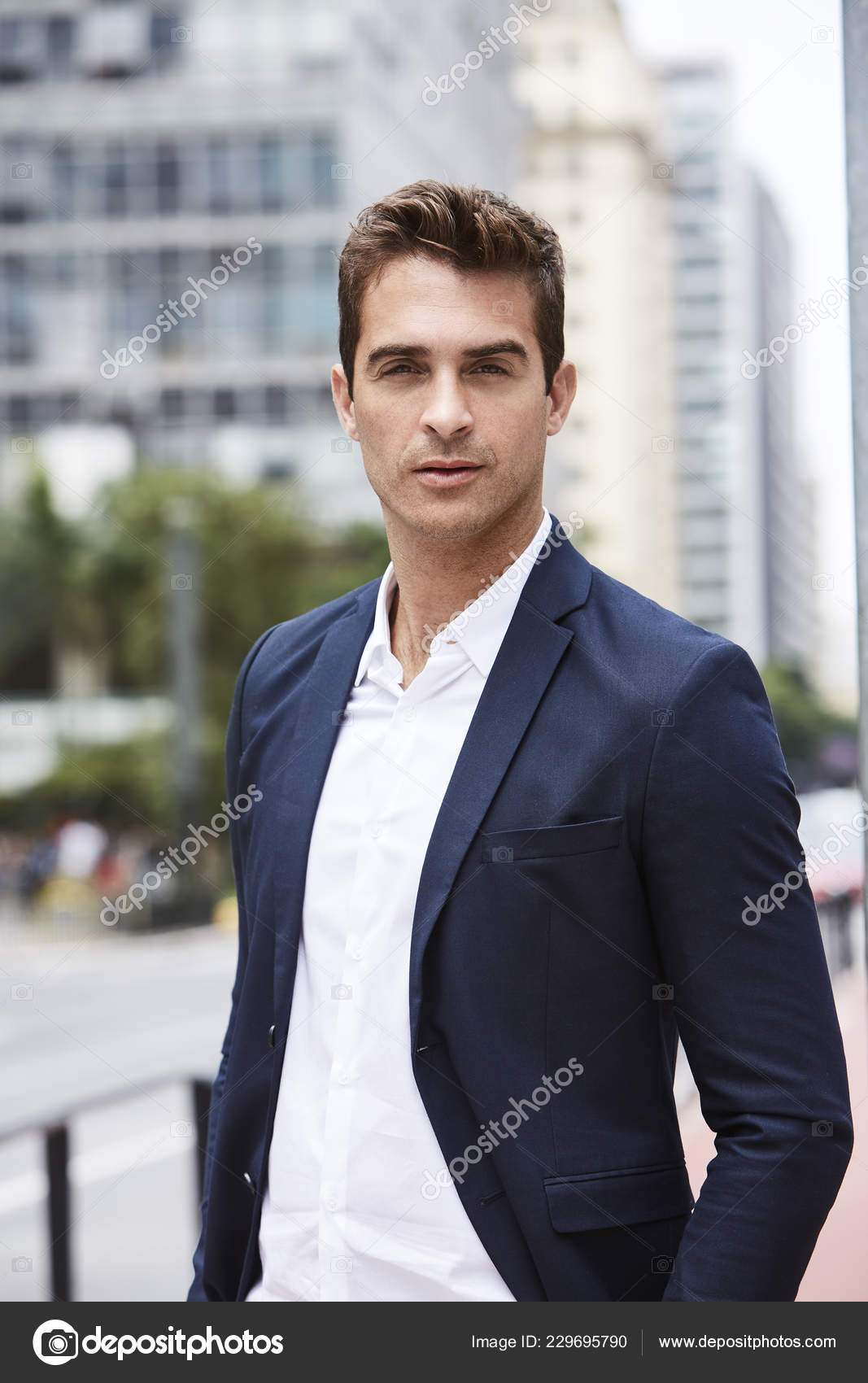 Good Looking Man In A Suit