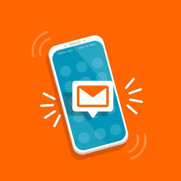 Message Icon Reminder Screen Smartphone New Email Notification Sms ...