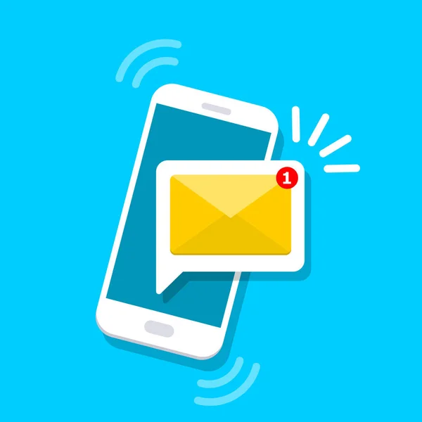 Message Icon Reminder Screen Smartphone New Email Notification Sms ...