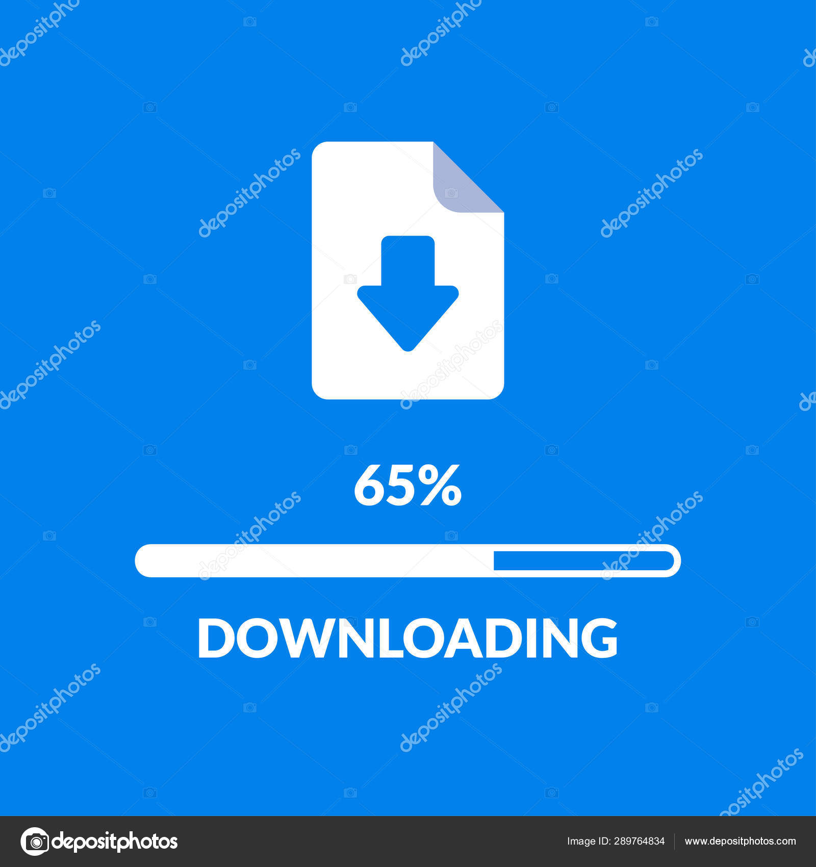 Downloading Process Concept Software Interface Background Effect ...
