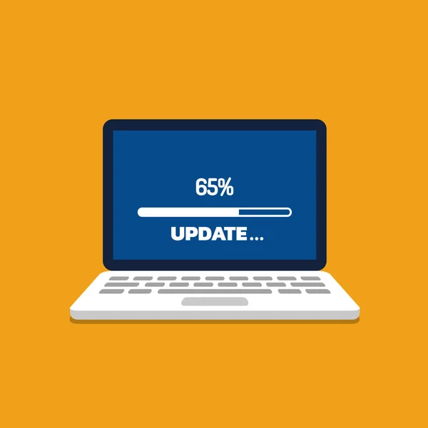 Software Update Loading Process Background Upgrade Concept Vector ...