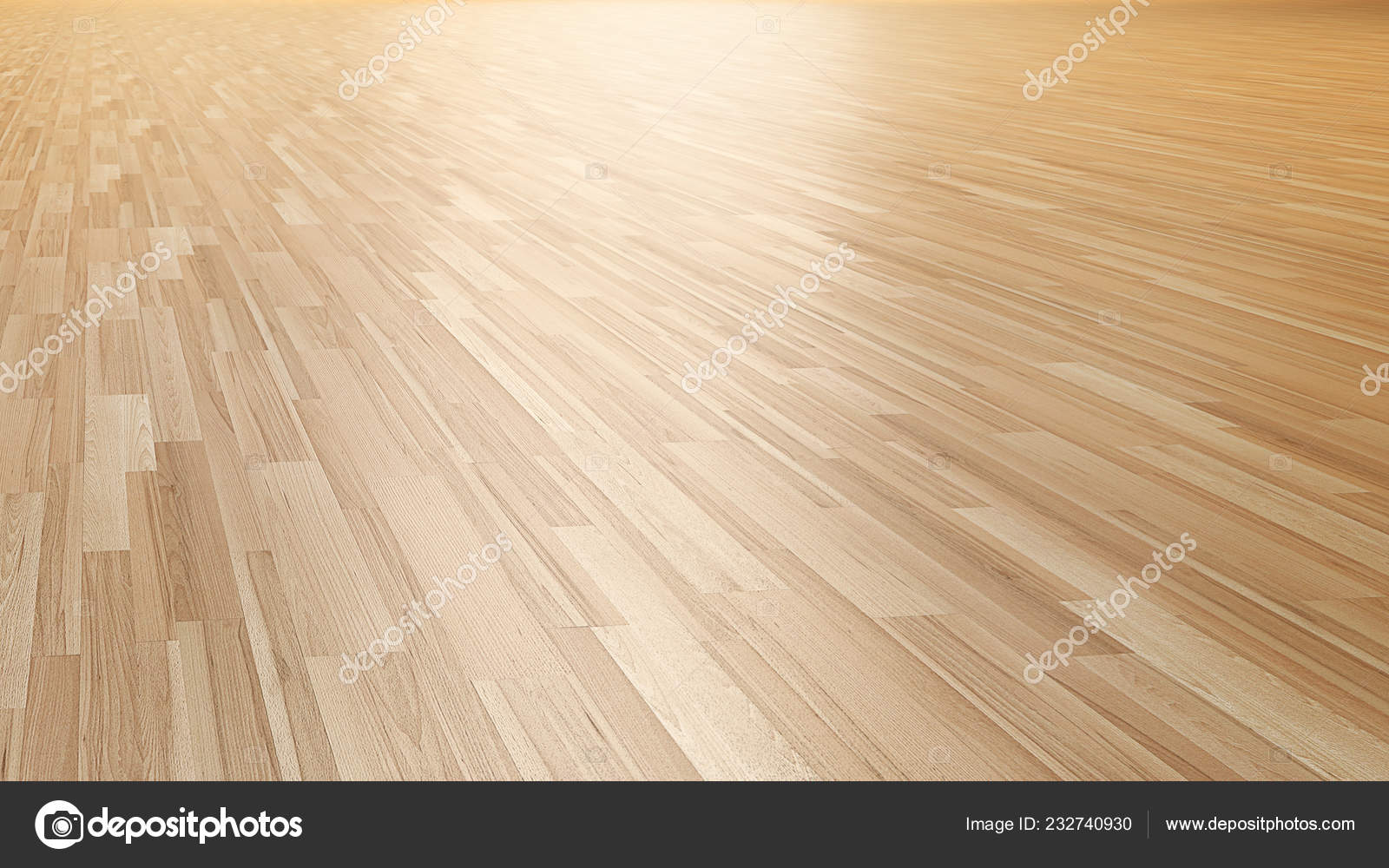 Wood Parquet Floor Perspective Rendering Stock Photo by ©Praneat 232740930