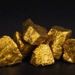 Chunks Gold Isolated White Background Stock Photo by ©aedkaDPS 202274848