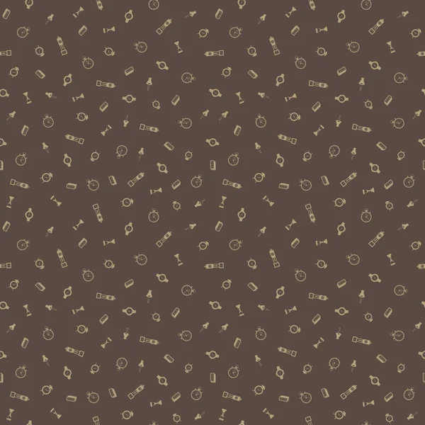 Vector Illustration Time Seamless Pattern — Stock Vector © InVentoriS ...