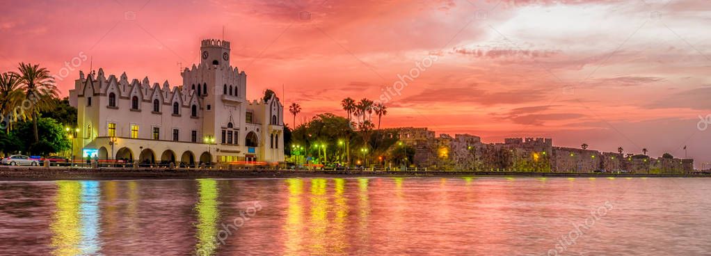 La maravillosa Grecia. Atracciones de la isla de Kos. Fortaleza de Cos ...