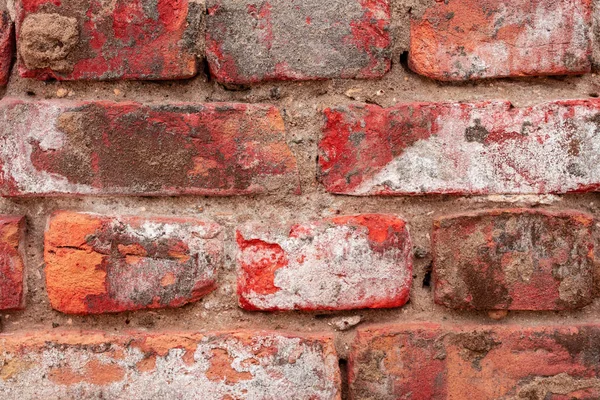 Texture of a brick wall with cracks and scratches which can be used as ...