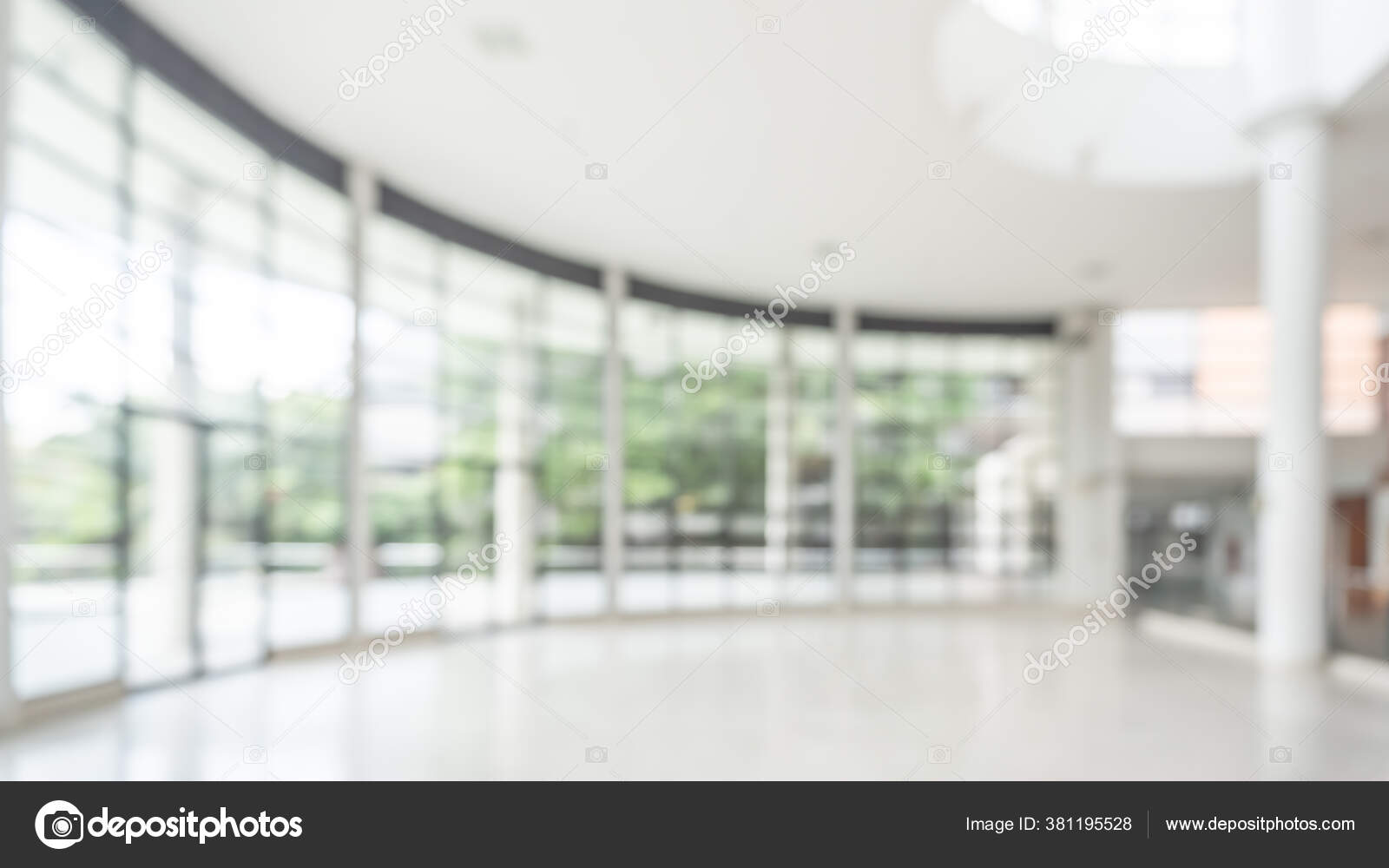 Office Building University Lobby Hall Blur Background Blurry School ...