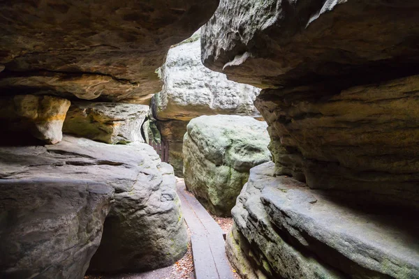 Sandstone Errant Rocks Labyrinth Table Mountain National Park Poland ...