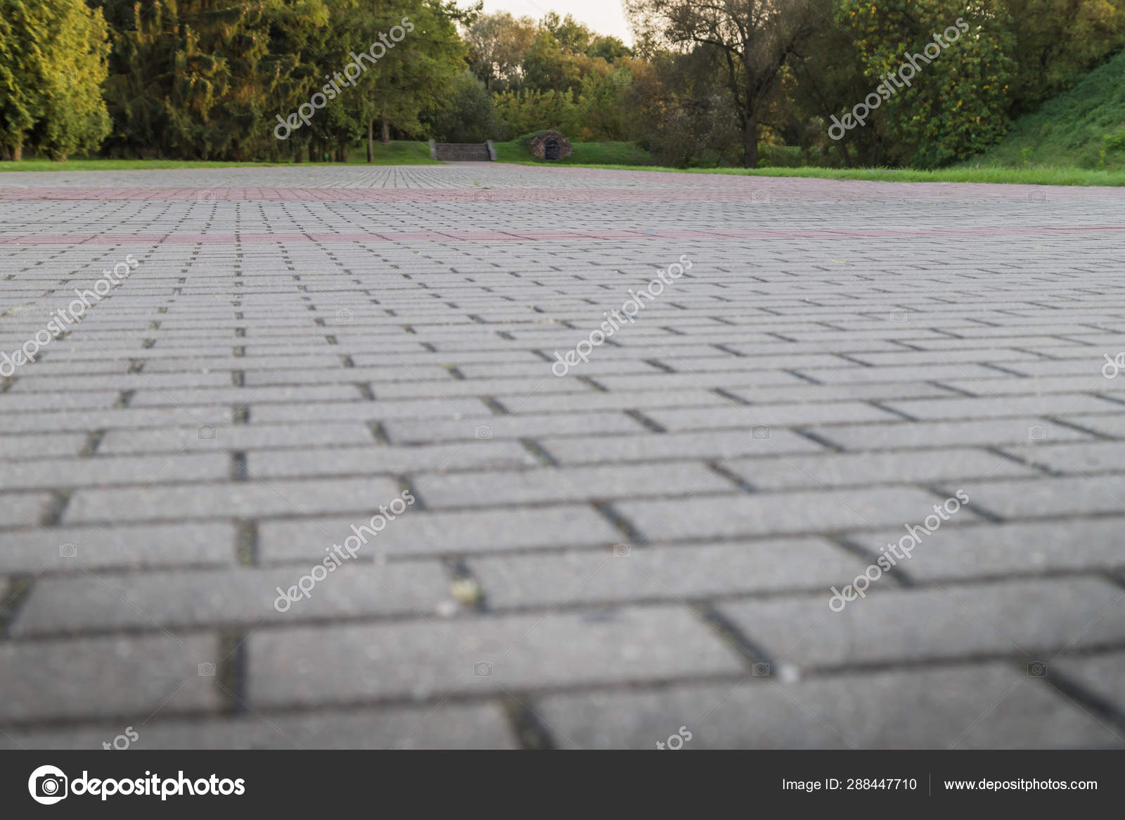 Concrete paver block floor pattern for background Stock Photo by ...