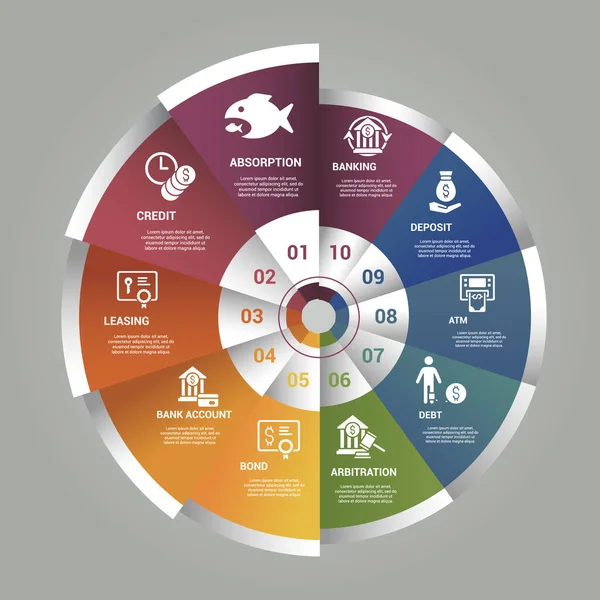 Vector circle infographic. Stock Vector Image by ©abert84 #77904514