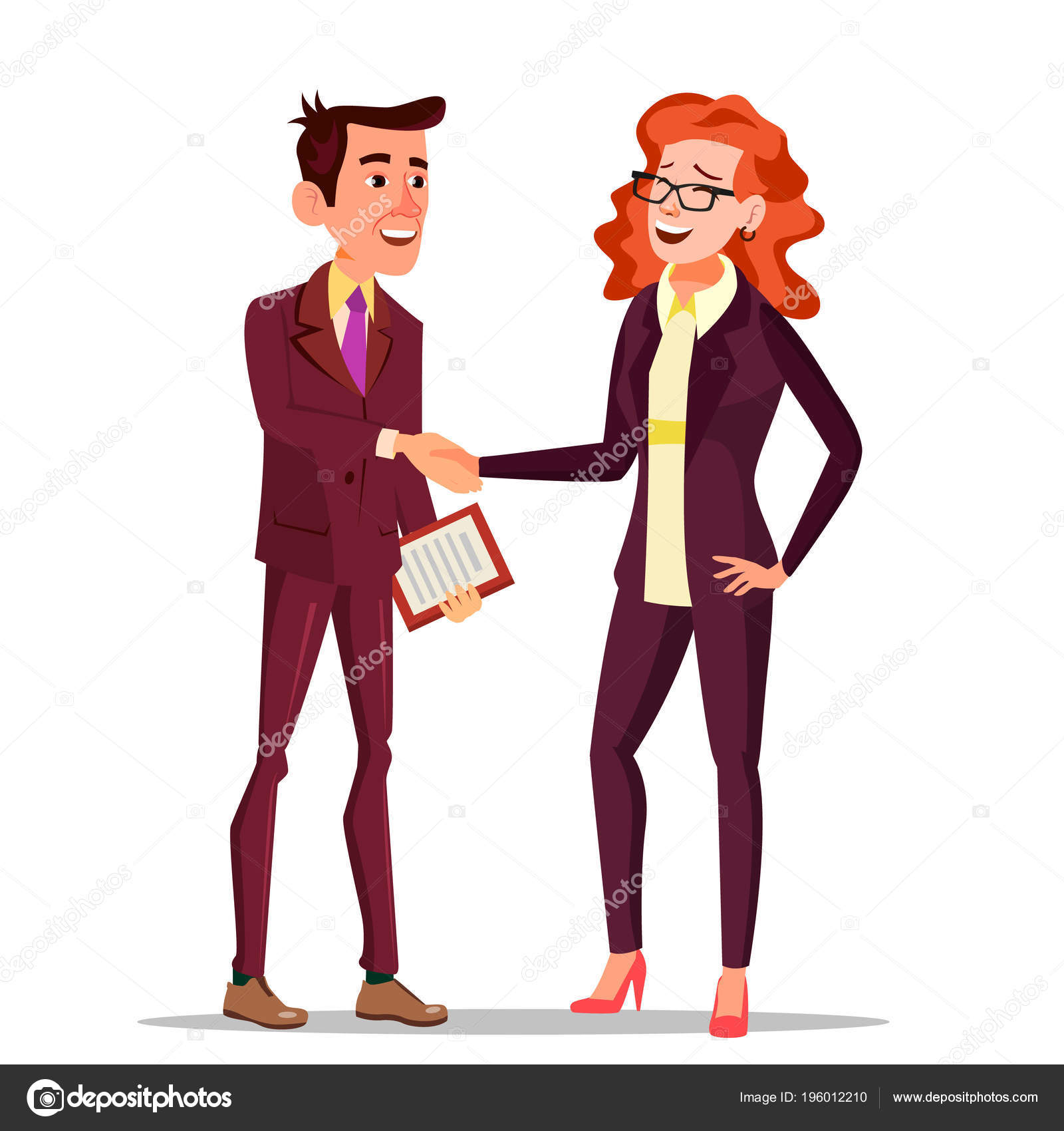 Happy Customer Cartoon