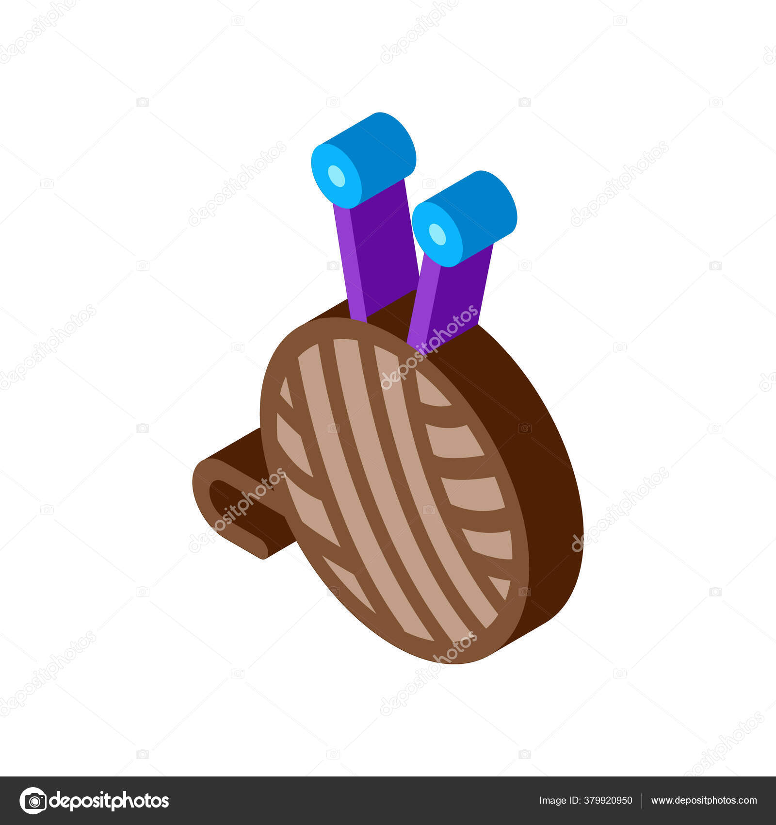 Ball Thread Icon Vector Isometric Ball Thread Sign Color Isolated Stock ...