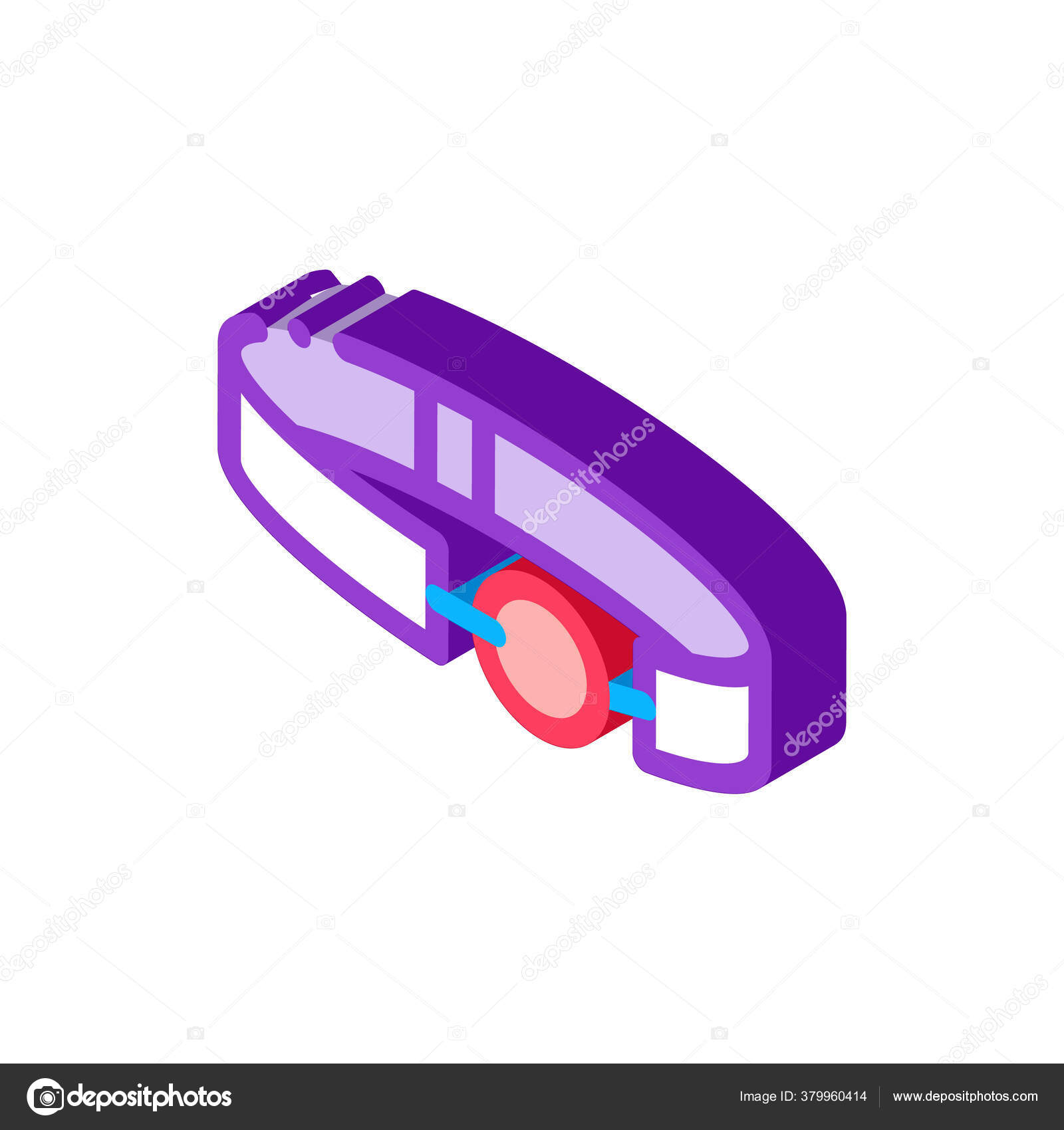 Ball Gag Sex Toy Icon Vector Isometric Ball Gag Sex Stock Vector Image
