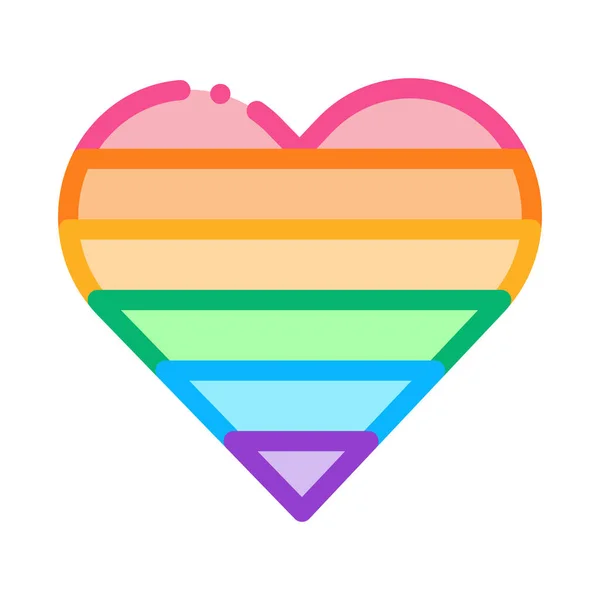 Lgbt flag icon vector outline illustration Stock Vector by ©pikepicture ...