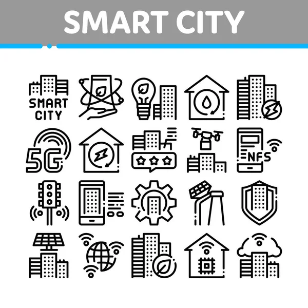 Smart city icons Stock Photos, Royalty Free Smart city icons Images | Depositphotos