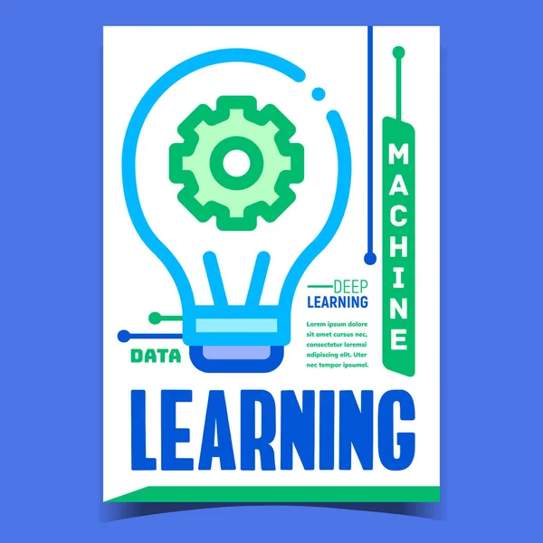 Machine Learning Background Vector. Algorithm Visualization. Futuristic ...