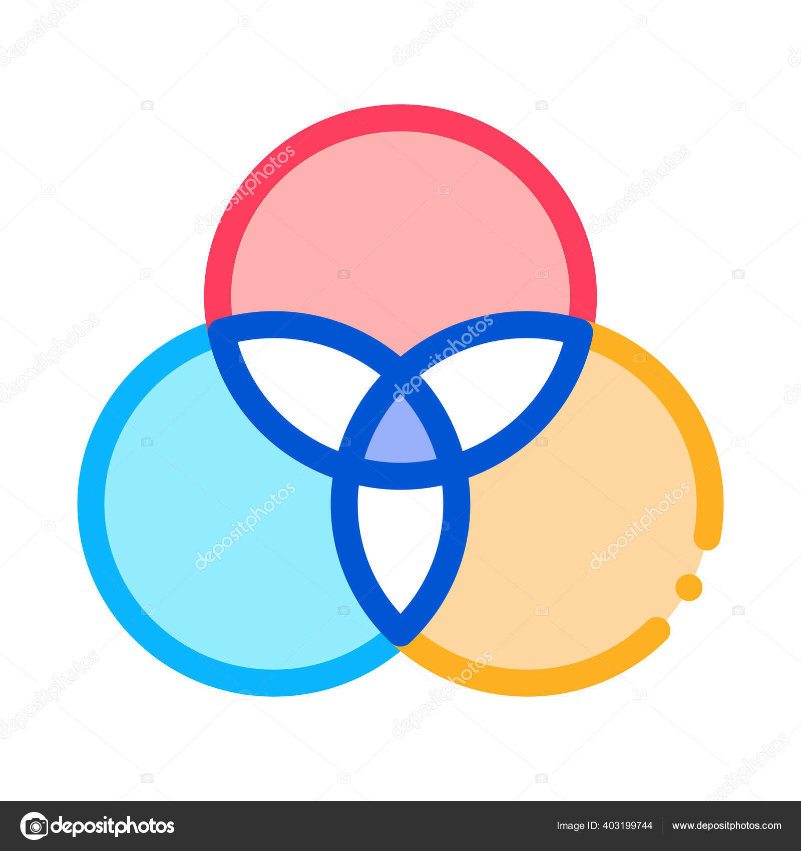Balance round figures icon vector outline illustration Stock Vector ...