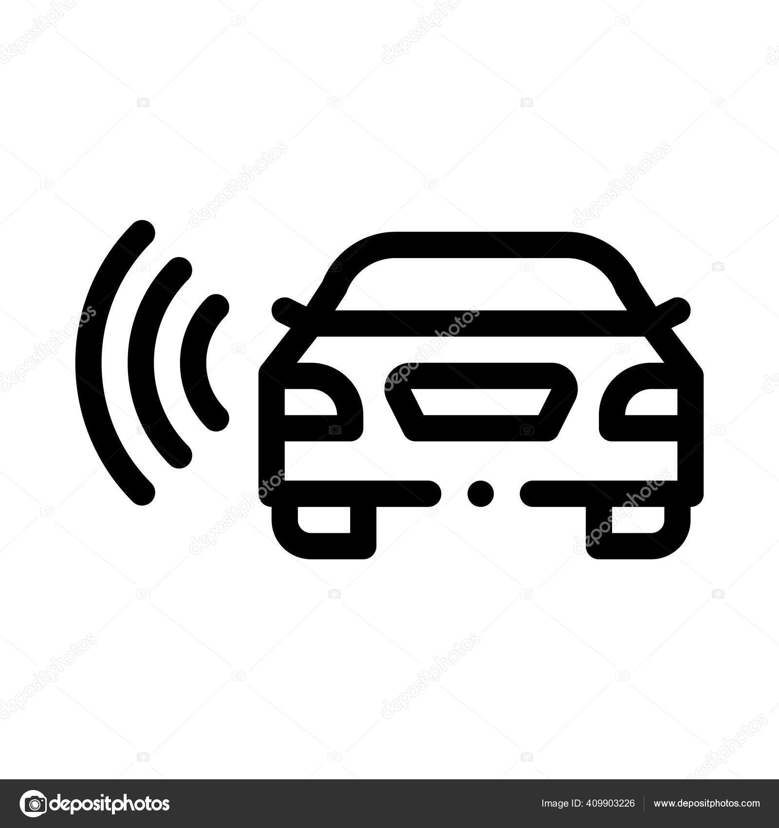 Car Network Connection Icon Vector Car Network Connection Sign Isolated ...
