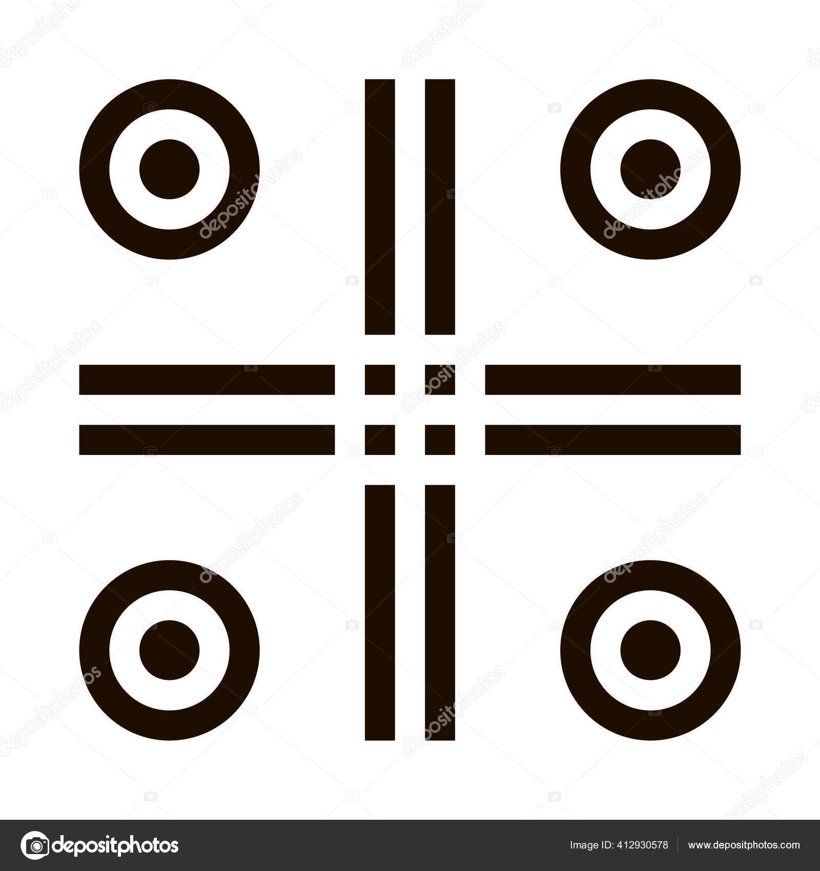 Interactive Kids Ludo Game Vector Icon Traditional Board Game Children ...