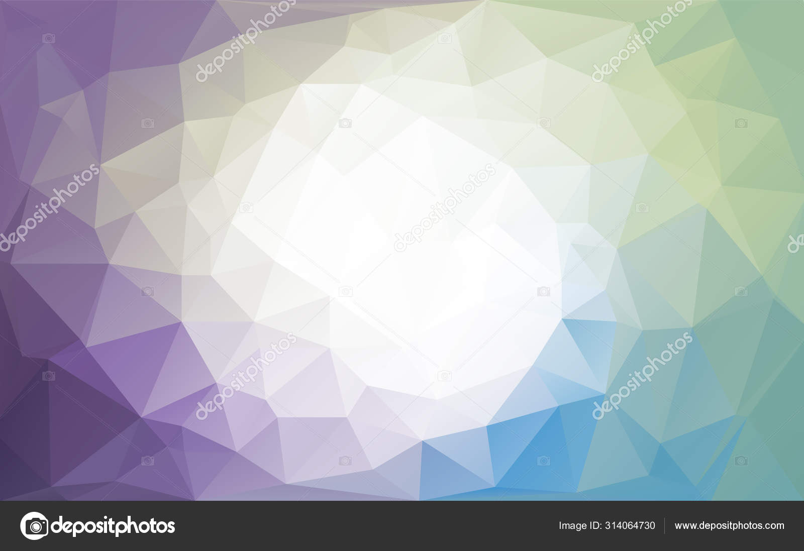 Colorful cold colors polygon background or vector frame Stock Vector ...
