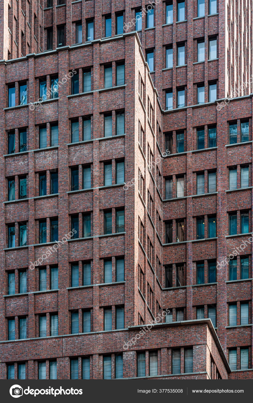 Full frame pattern of windows in office building. Abstract background ...