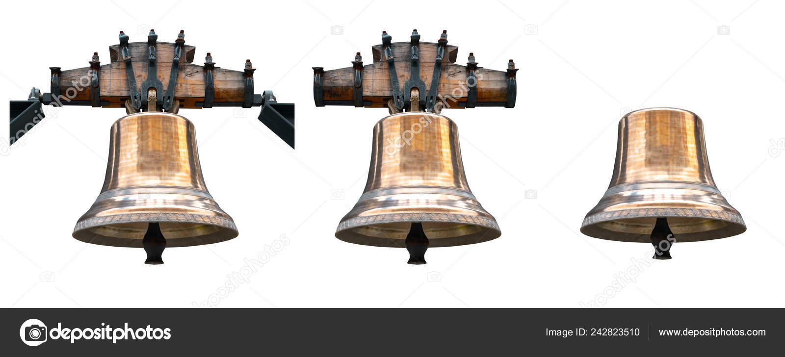 Bell Isolated White Background Stock Photo by ©TRSTOK 242823510