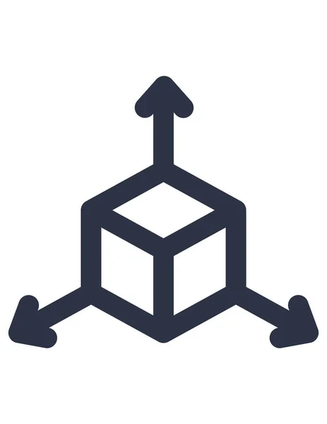 Dimension icon Vector Art Stock Images | Depositphotos