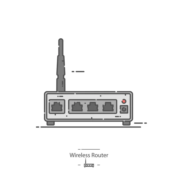 Una infografía del router imágenes de stock de arte vectorial ...