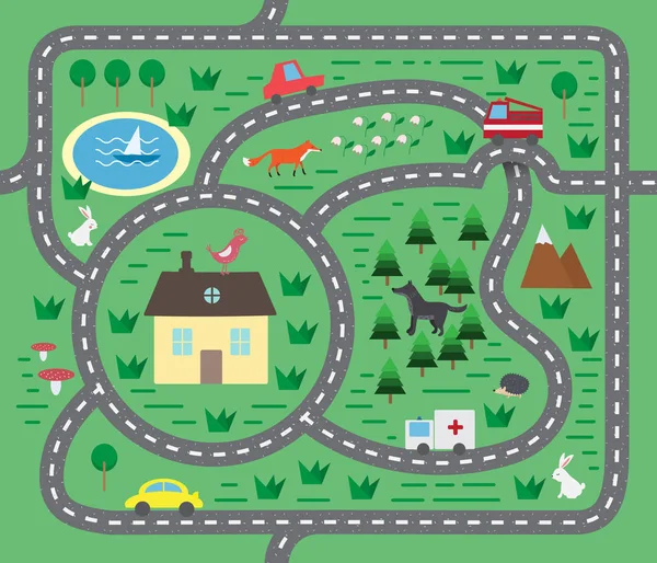 Simple Road Map For Kids
