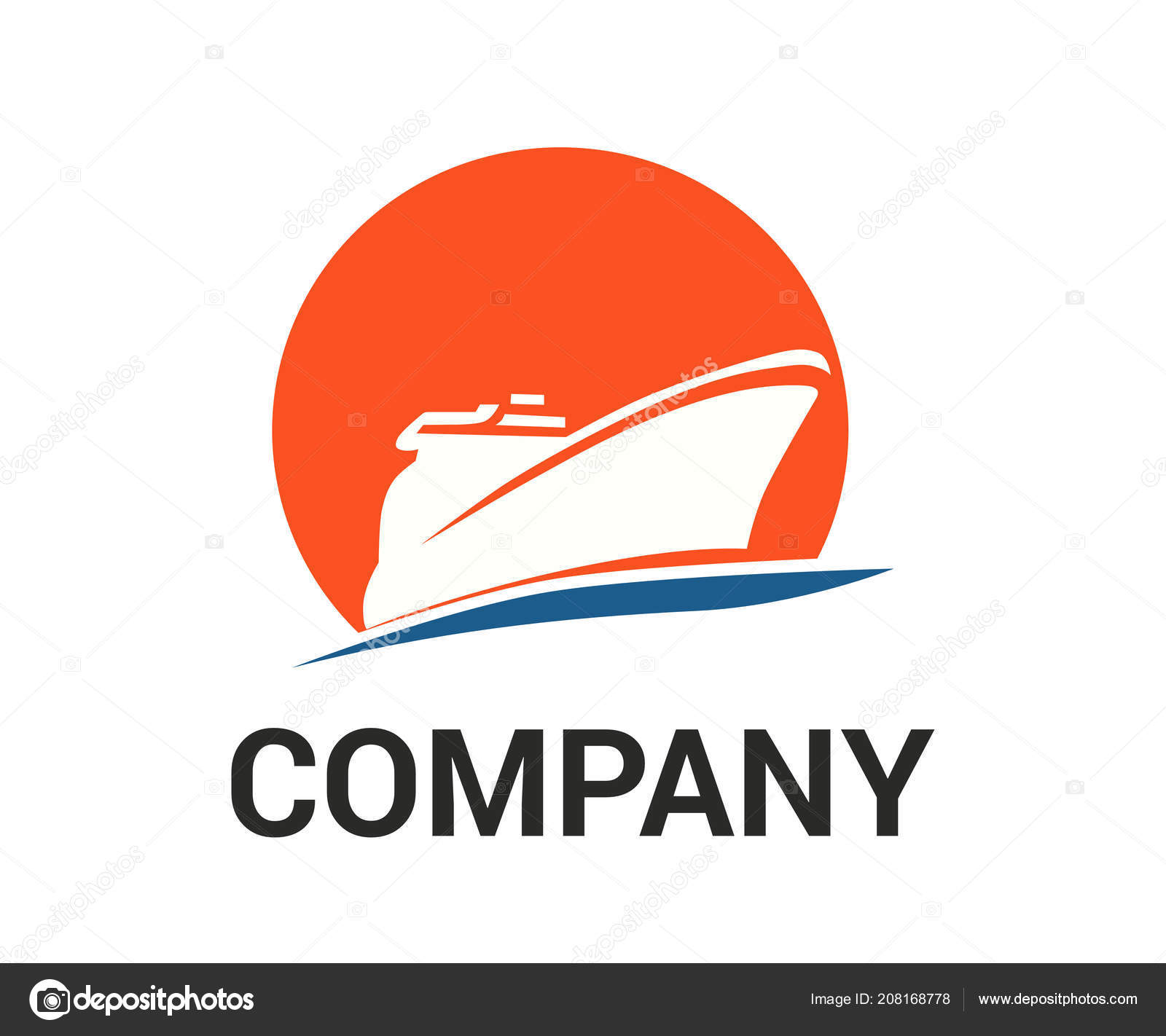 Import Export Company Logo Design