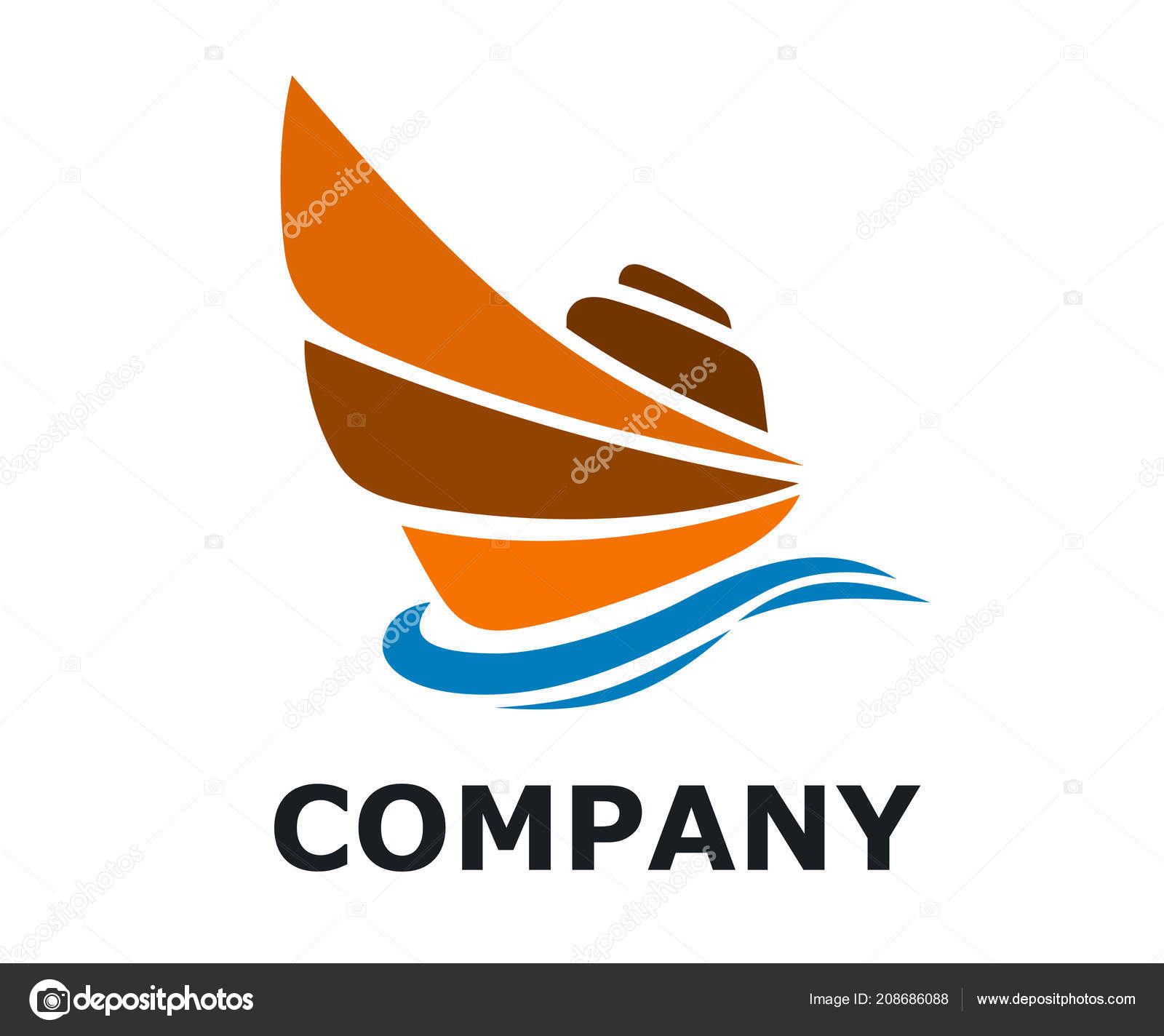 Import Export Company Logo Design