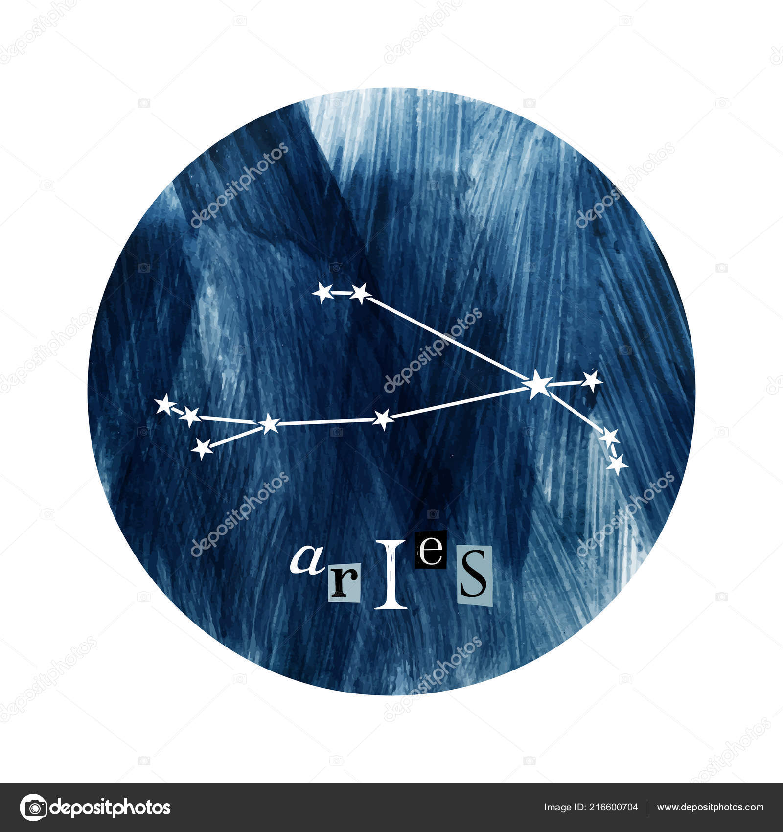 The Aries Constellation Stock Vector Image by ©mart_m #216600704