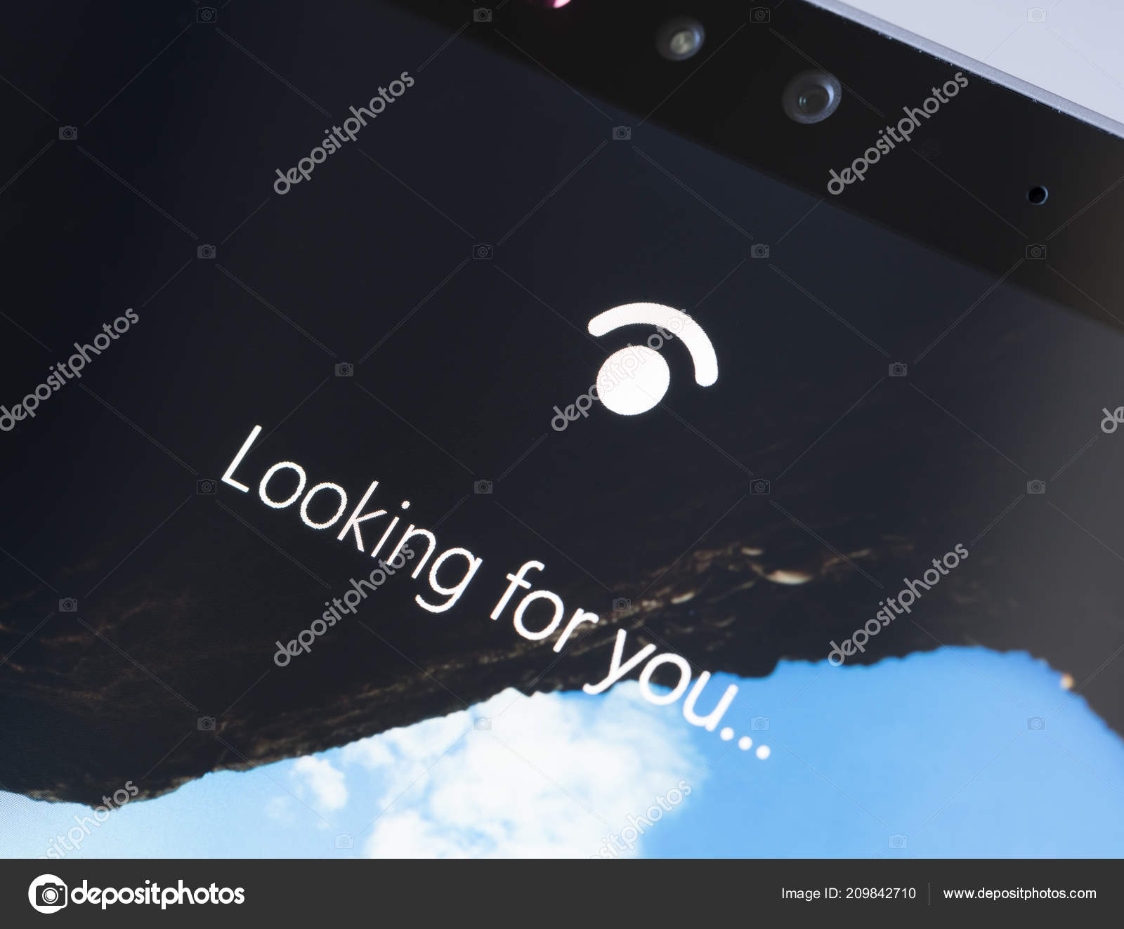 Signing in Windows 10 by face recognition – Stock Editorial Photo ...