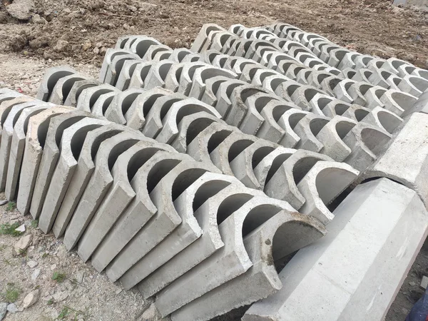 Concrete reinforced concrete precast concrete box culvert Stock Photos ...