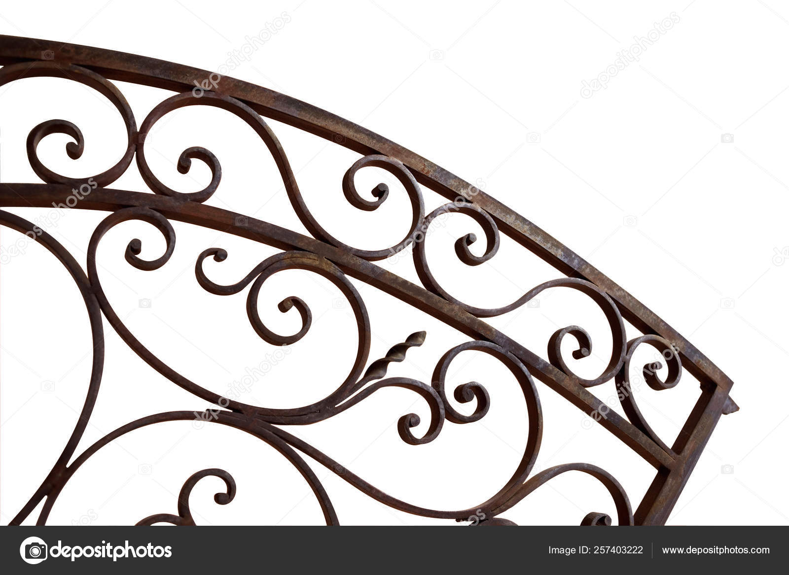 Stylish metal gate Stock Photo by ©jacquespalut 257403222
