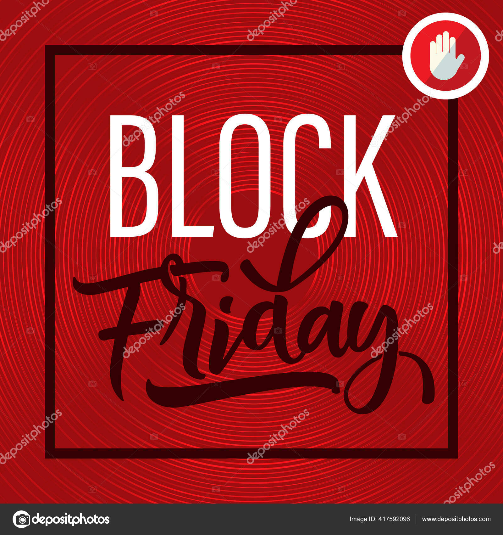 Concept Block Friday Vector Stock Vector by ©akirra28 417592096