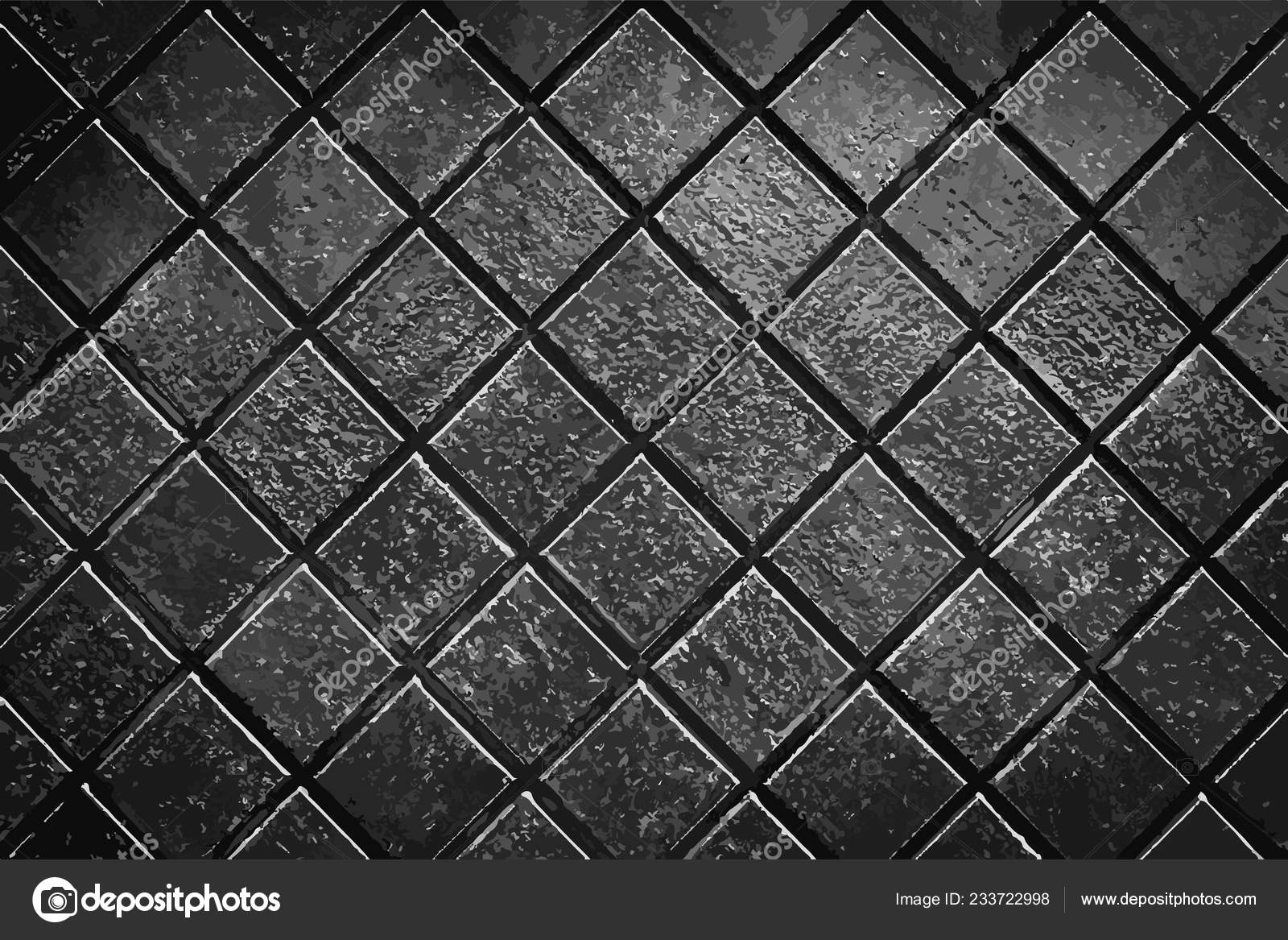 Smooth Stone Wall Dark