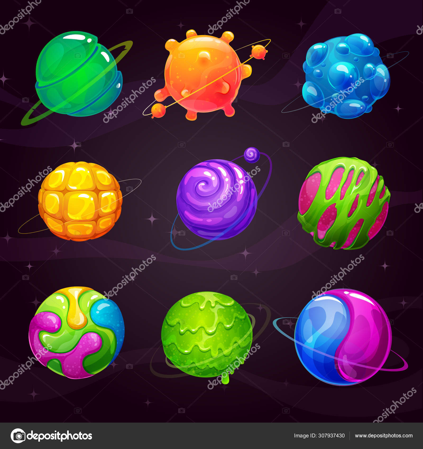 Slimy Aliens Drawlings