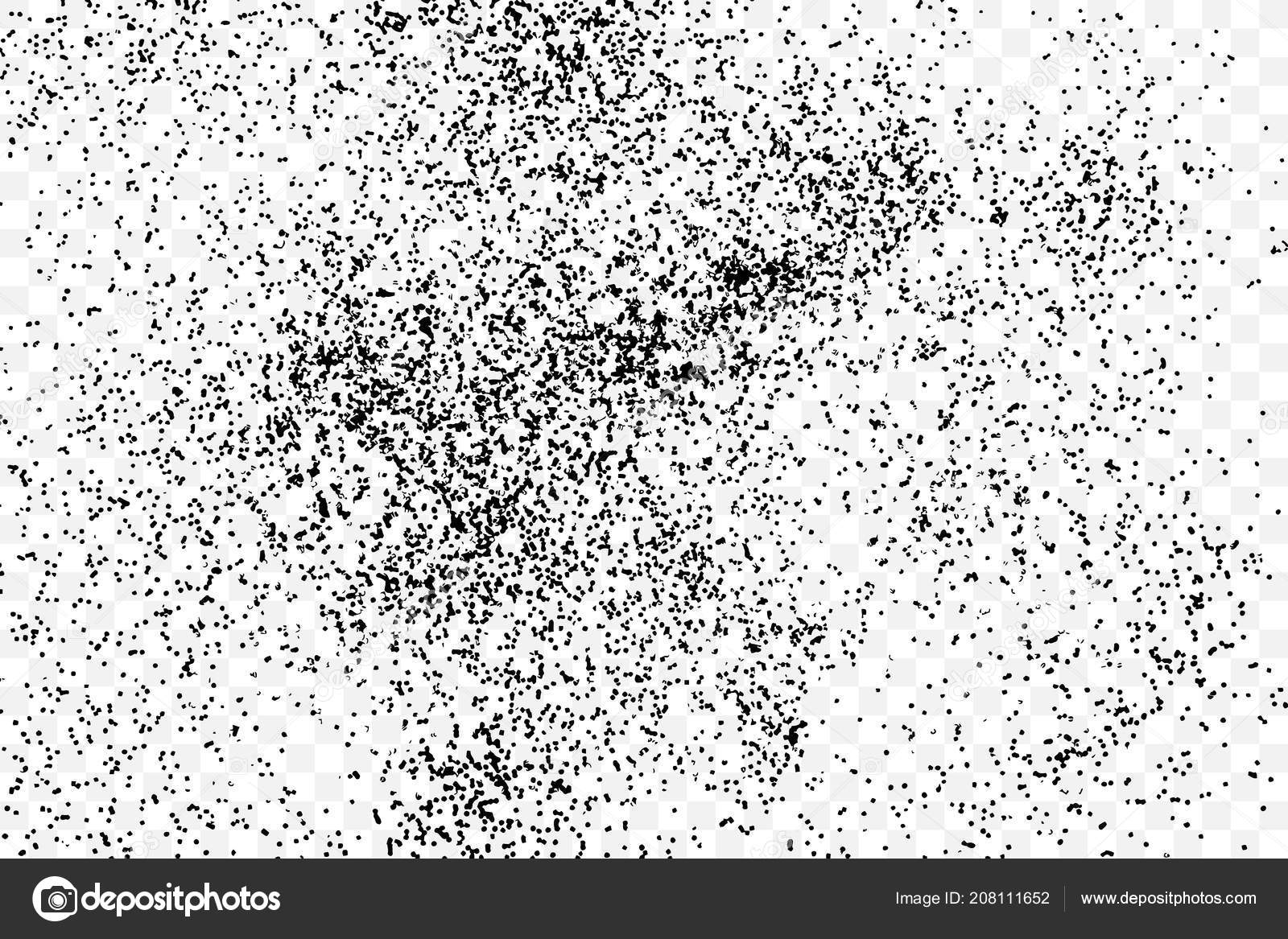 Black Particles Explosion Isolated Transparent Background Abstract Dust ...