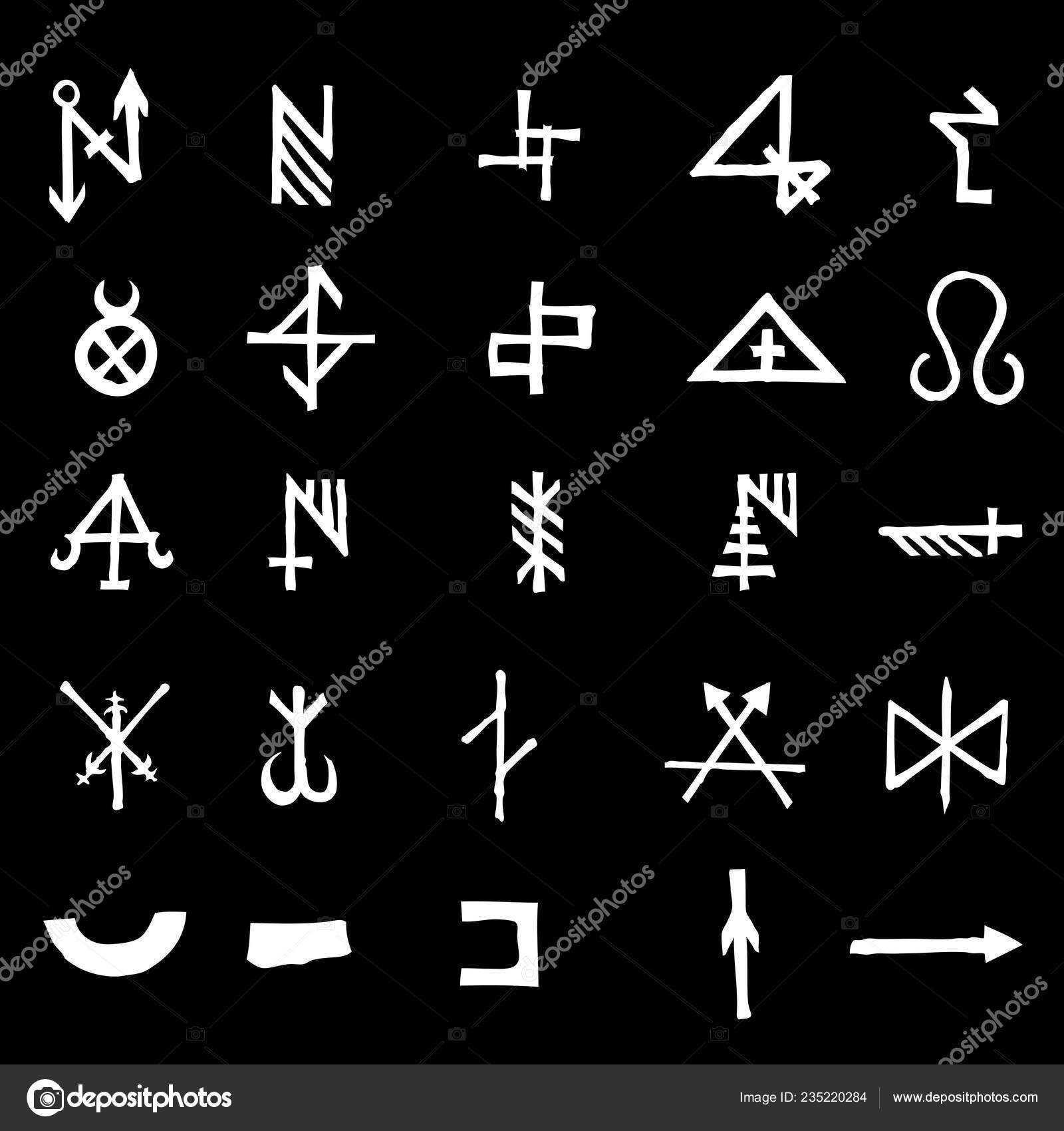 Satanic Symbols Satanic Alphabet
